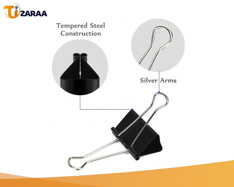 Binder Clips, Paper Clip, 19mm (12 Pieces) (packet)